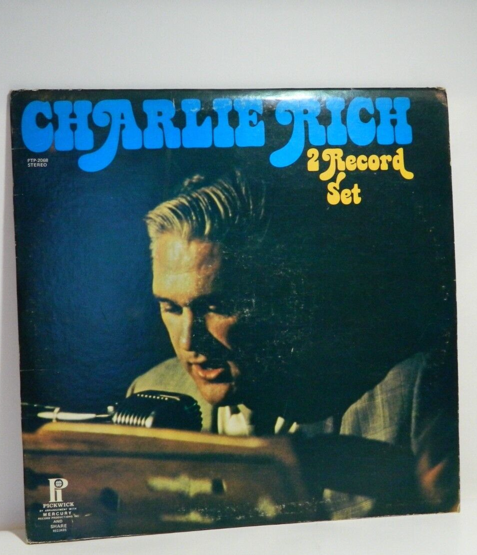 Charlie Rich "2 Record Set - Sings 18 Songs" 1970's Country, 2-LP's PTP ...