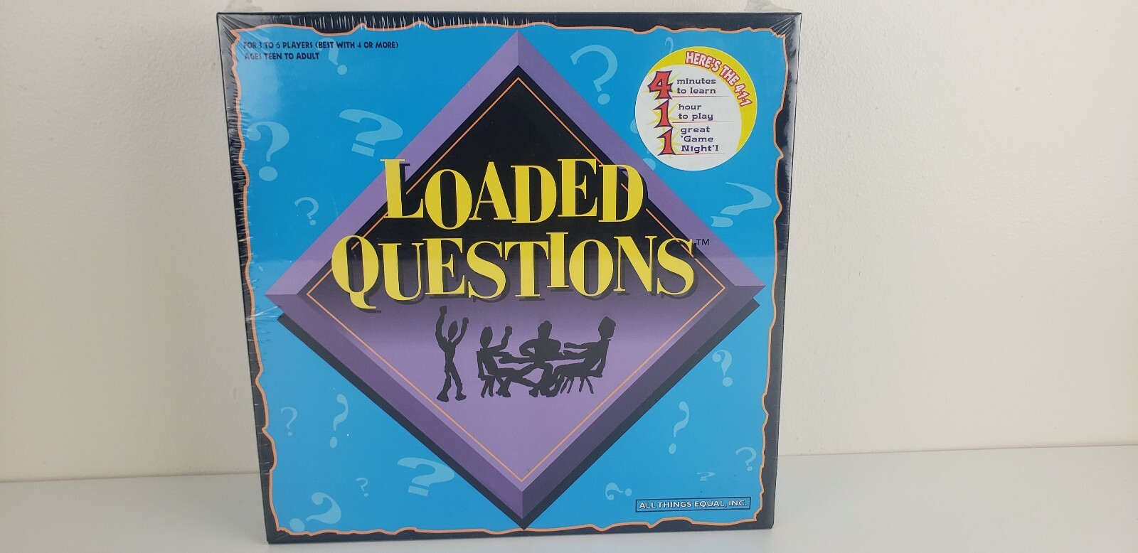 Loaded Questions Board Game 2003 All Things Equal Teen to Adult Party ...
