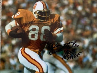 JIMMIE GILES TAMPA BAY BUCCANEERS SIGNED AUTOGRAPHED 8x10 #2 RING OF ...