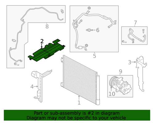 New Genuine Nissan Seal Condenser 921826LB0B / 92182-6LB0B OEM | eBay