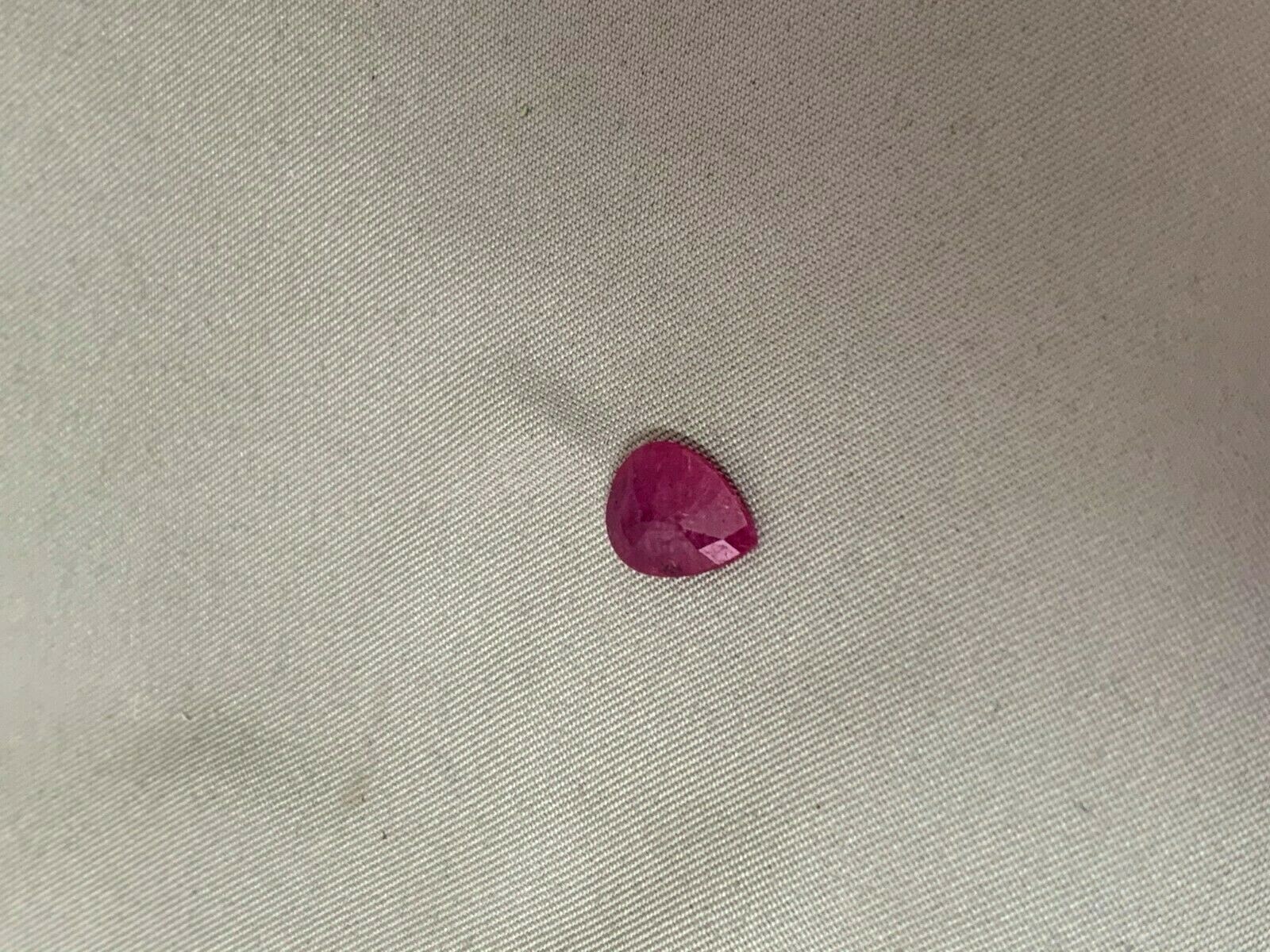 2.04ct Red RUBY Pear Cut Faceted Natural Loose Gemstone | eBay