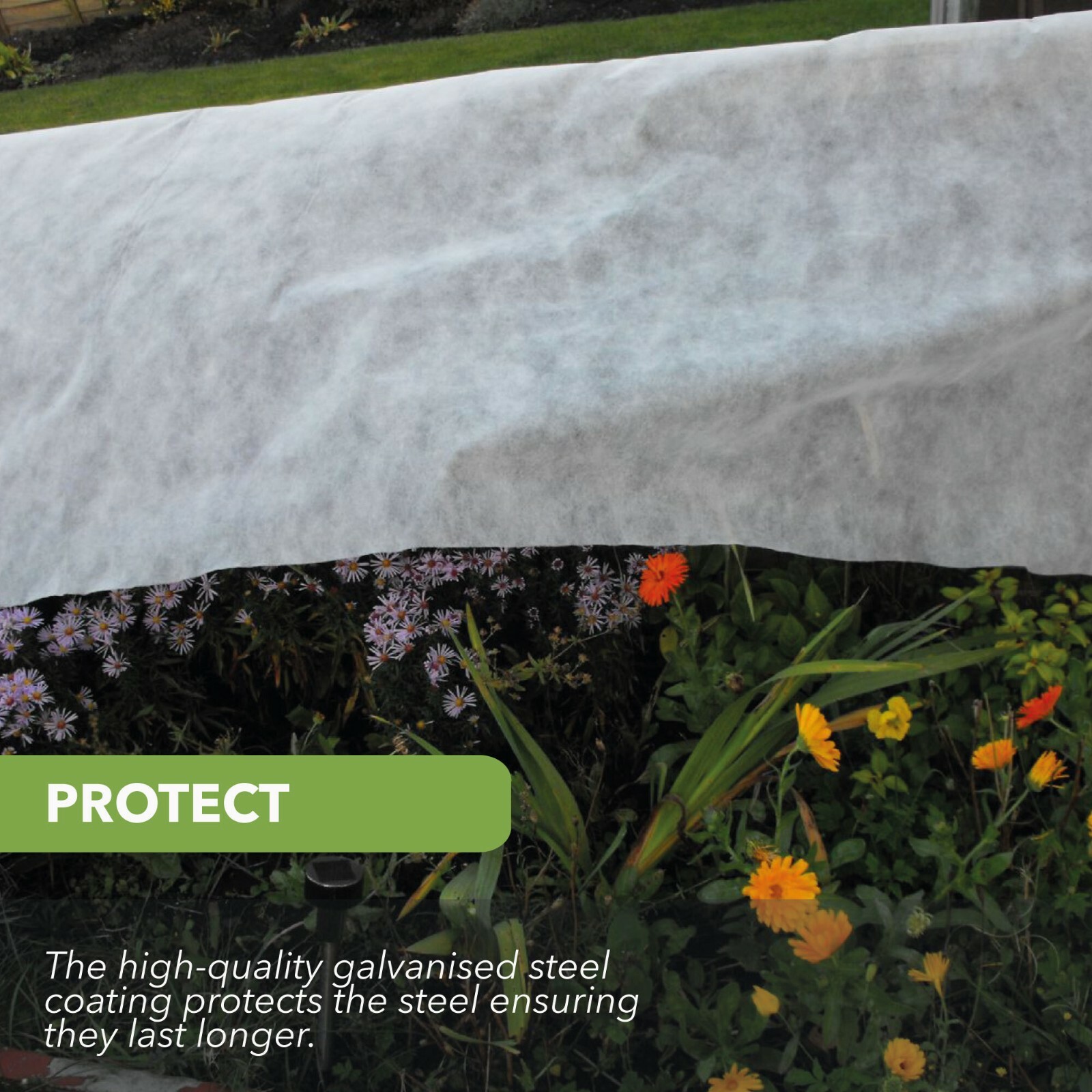 Heavy Duty Garden Fleece Plant Protection Long Lasting Rip Proof 30gsm ...