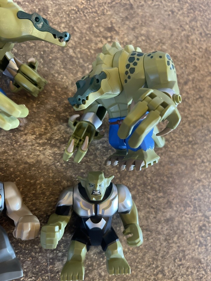 Lego Killer Croc, Goblin, Cull Obsidian Big Minifigure Lot | eBay