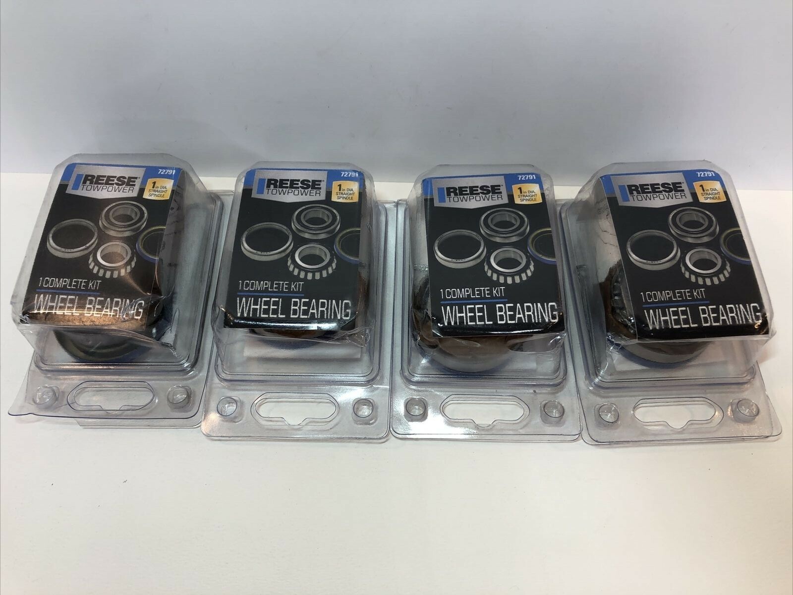 LOT OF 4 KITS Reese Towpower 72791 Complete 1" Wheel Bearing Kit | eBay