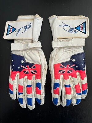 MICK DOOHAN NANKAI SIGNATURE LEATHER GLOVES * NEW * 5X 500cc CHAMPION ...