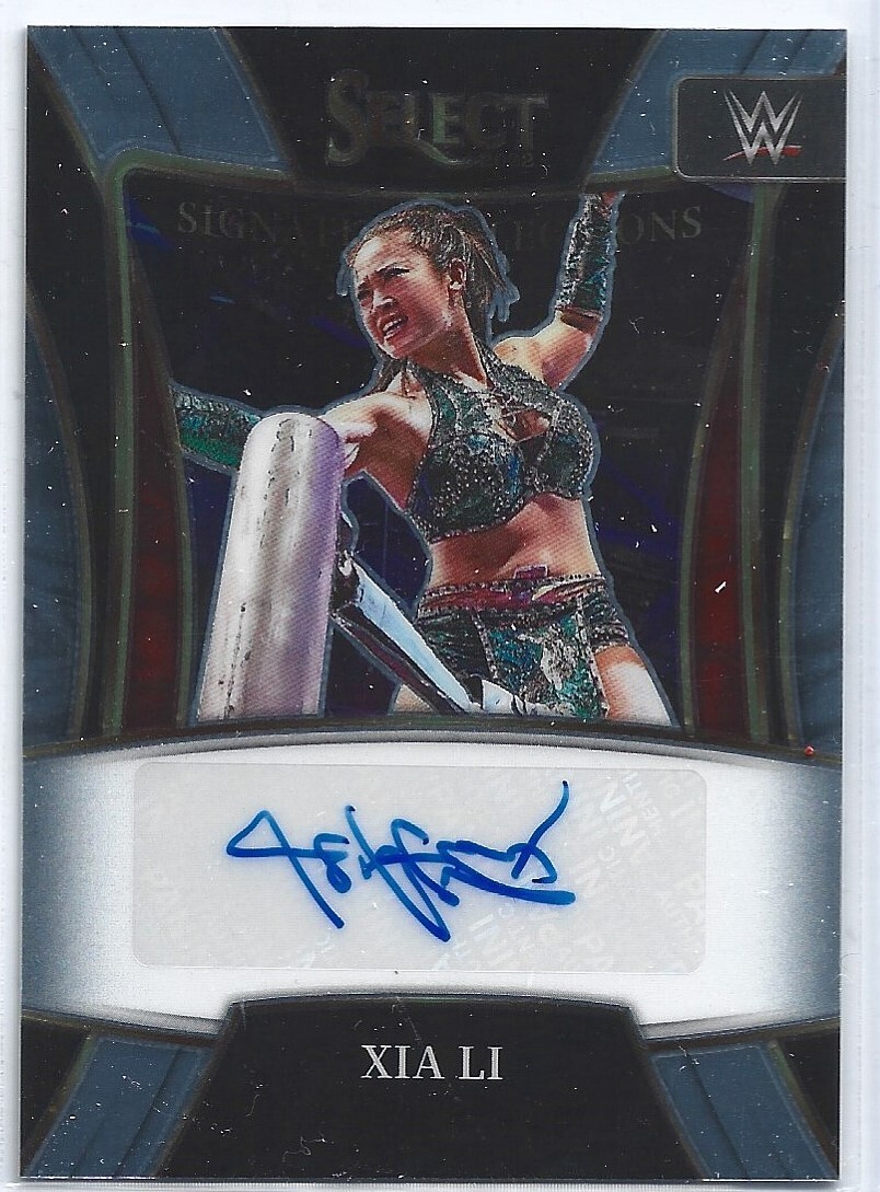 2022 Panini WWE Select Xia Li Signature Selections Silver Prizm SN-XLI ...