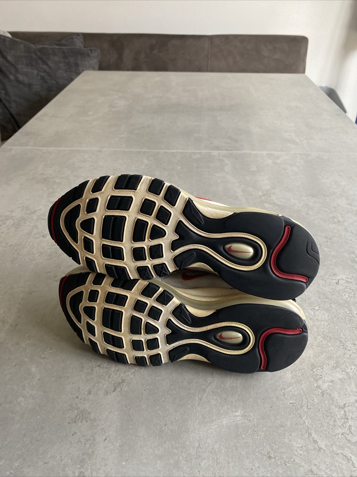 Nike Womens Air Max 97 OG 'Silver Bullet' Running Shoes DQ9131-002 ...