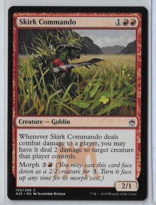 MTG Skirk Commando Masters 25 (A25) Common Magic Card #150/249 Unplayed ...