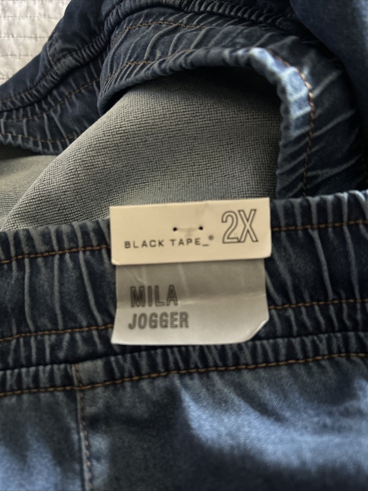 Black Tape Mila Women’s Trendy Plus Size High-Rise Capri Jeans 2X 3X ...