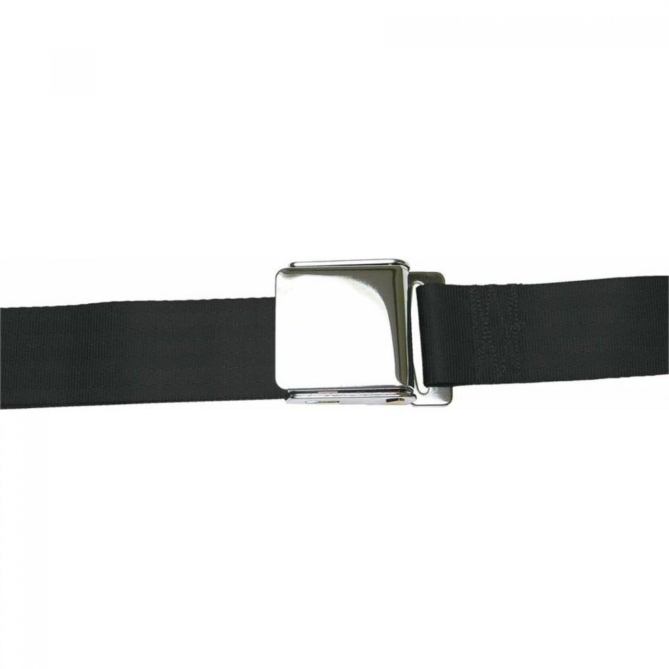 3 Point Retractable Airplane Buckle Black Seat Belt (1 Belt) | eBay