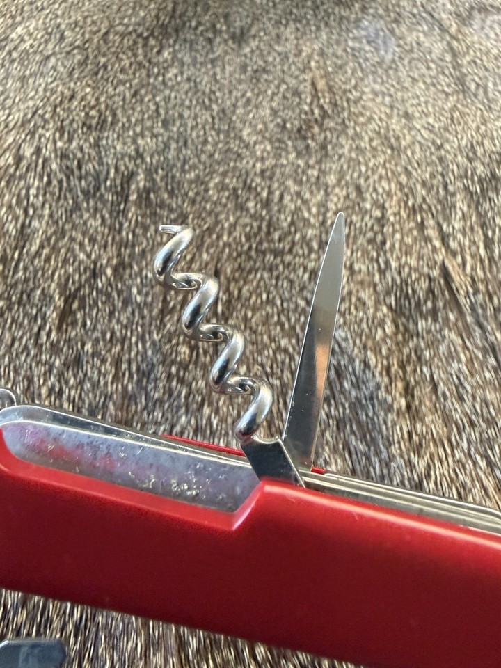 Vintage LL Bean Wenger Sportsman Swiss Army Knife Locking Serrated ...