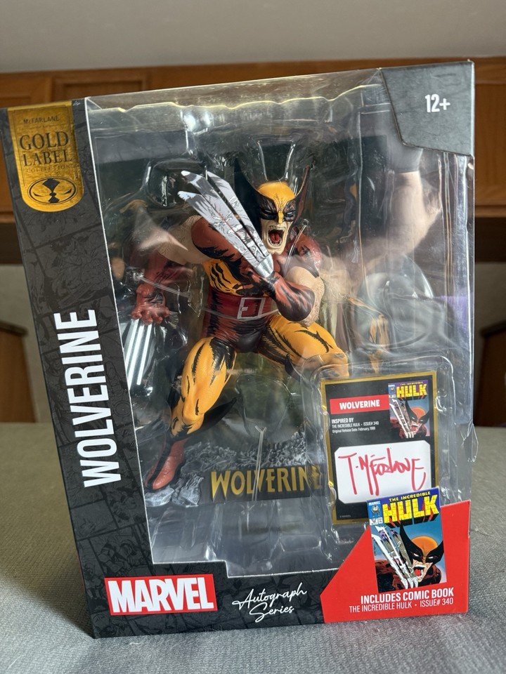 McFarlane Marvel Wolverine Figure 1:6 #340 Todd Signature Autograph ...