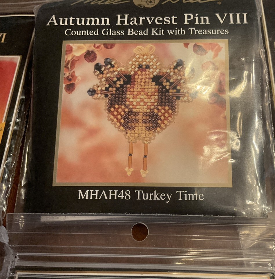 5Mill Hill Autumn Harvest Counted Glass Bead Kits + 1 Partial & 2 ...