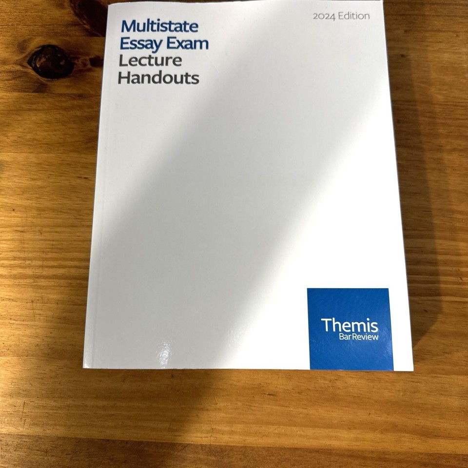 Themis Bar Review Multistate Essay Exam Outlines 2024 Edition MEE Bar ...