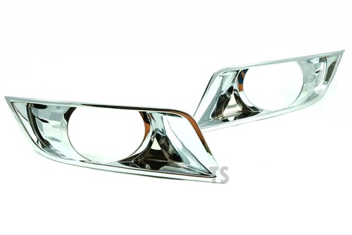 15 16 17 Chrome Fog Lamp Spot Lights Cover Trim For Ford Ranger T6 XLT ...