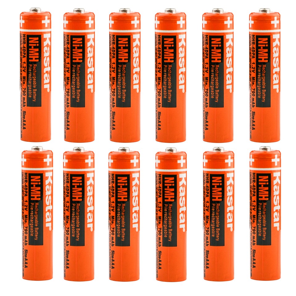 Kastar Ni-MH HR03 AAA rechargeable Battery for Panasonic 1.2V 400mAh ...