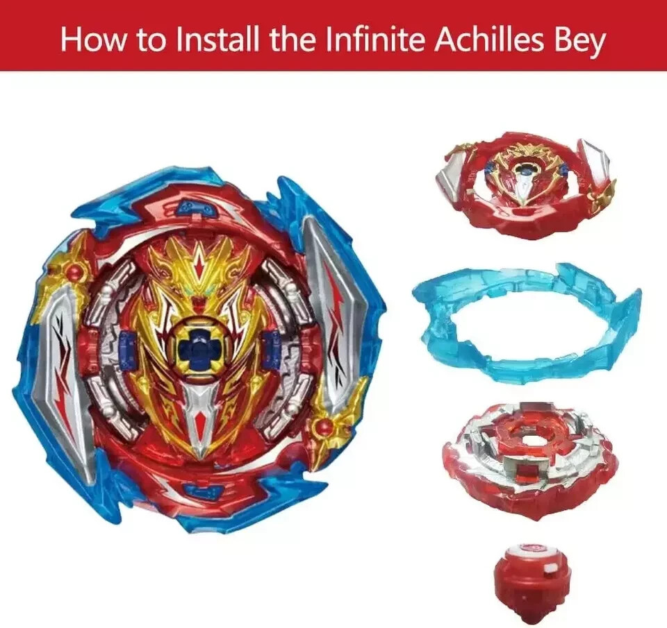 Beyblade X Hasbro Beyblade String Launcher Set With Infinite Achilles ...