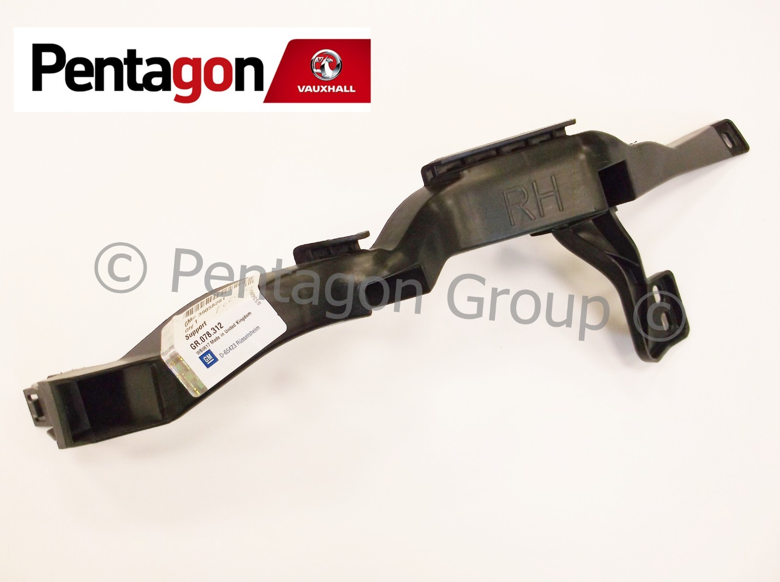 New Genuine Vauxhall Astra K 2016- Right Front Bumper Bracket 39058201 ...