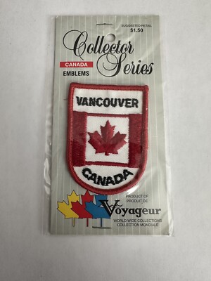 Vintage Vancouver Canada Maple Leaf Patch New | eBay