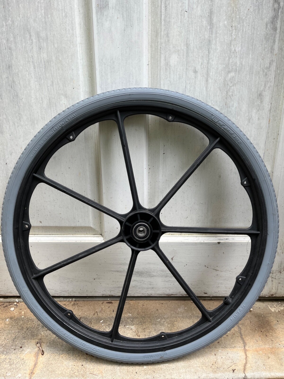 22" Wheelchair Wheel with Gray Cheng Shin Tire 22 x 1 3/8 | eBay