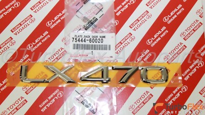 Lexus LX470 2003-2007 Trunk LX470 Emblem Genuine 75444-60020 | eBay