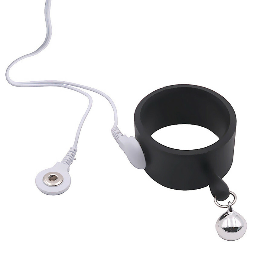 Male ElectroShock Pulse Enlarger Ring E-Stim Penis Extender Enhancer Accessories | eBay