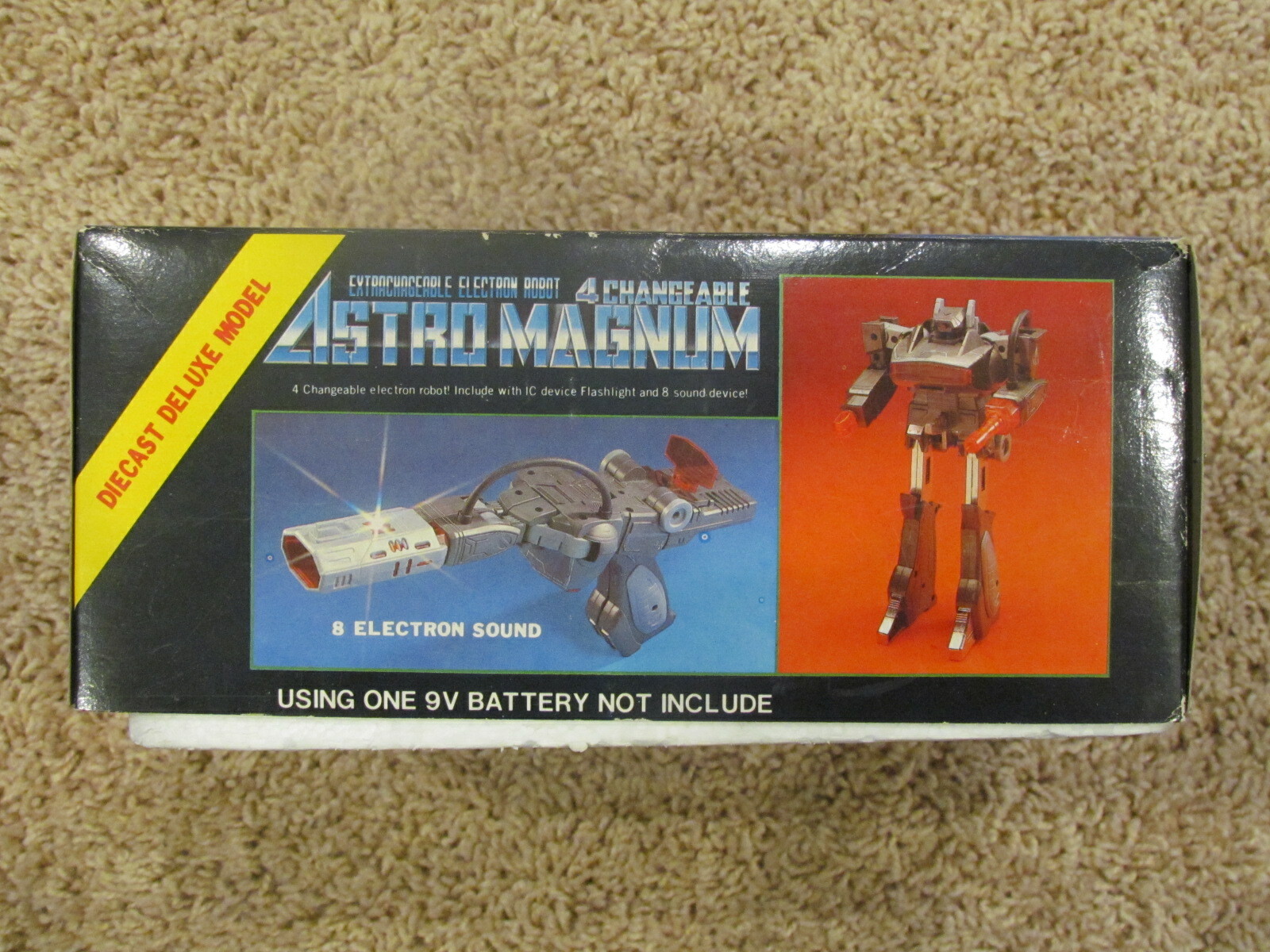 Transformers 1983 G1 RED ASTRO MAGNUM Shackwave Gunborg Galactic Man ...