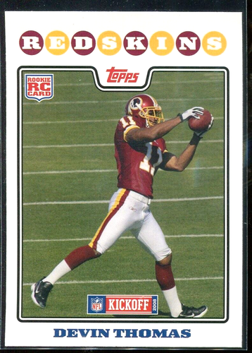 2008 Topps Football Devin Thomas #200 Washington Commanders RC | eBay
