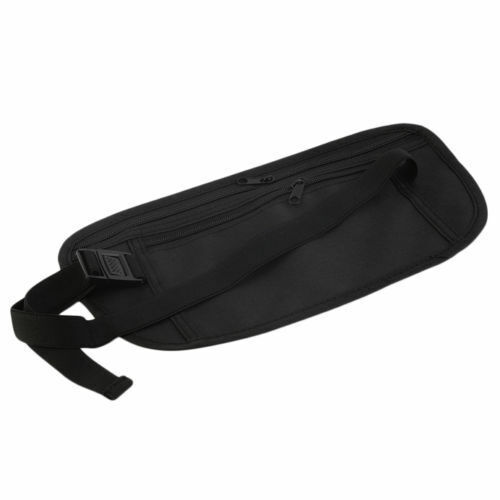 Waist Belt Bag Travel Pouch For Hidden ID Passport Security Money ...