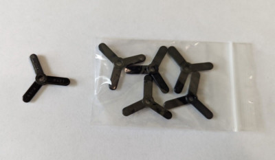 Genuine LEGO Part 2421 - Black Propeller 3 Blade Small - Pack of 5 | eBay