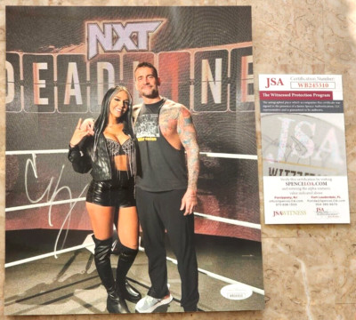 Cora Jade SIGNED Metallic Photo 8x10 Diva Autograph JSA Certified - WWE ...