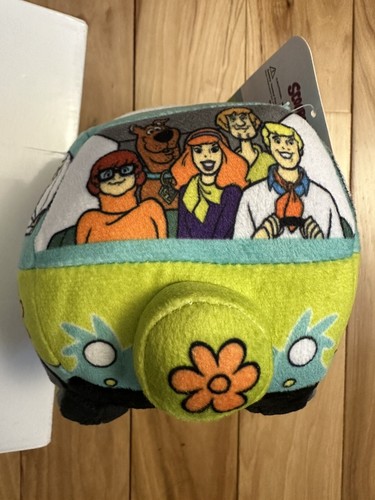 Toy Factory Scooby Doo Cartoon The Mystery Machine Van 7" Plush Stuffed ...