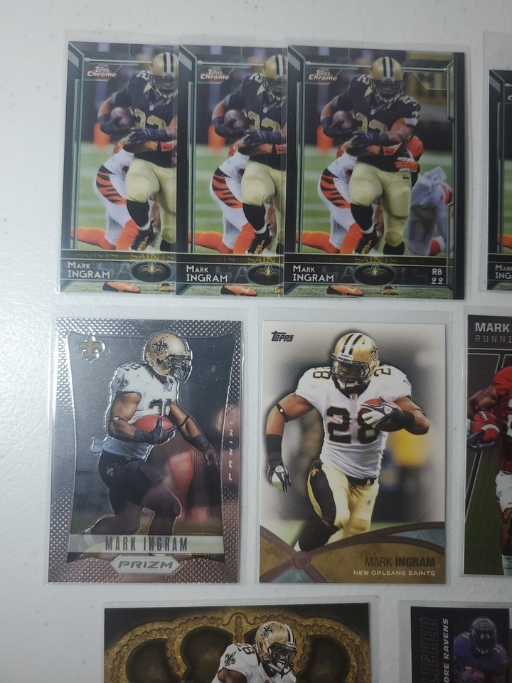 Mark Ingram Lot (14) 🔥🏈⚜️ New Orleans Saints, Alabama Topps Rookie ...