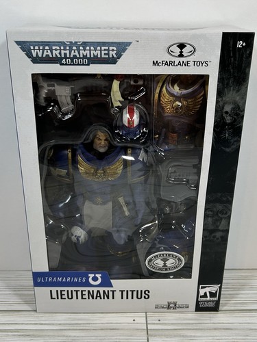 McFarlane Warhammer 40000 Space Marine Lieutenant Titus Platinum ...
