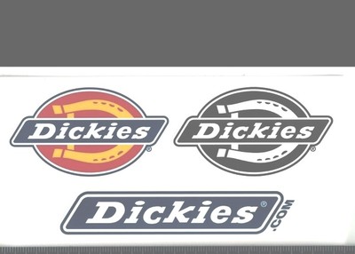 Dickies Sticker Sheet 8.25 x 4 Three pack Decal retro vintage ...