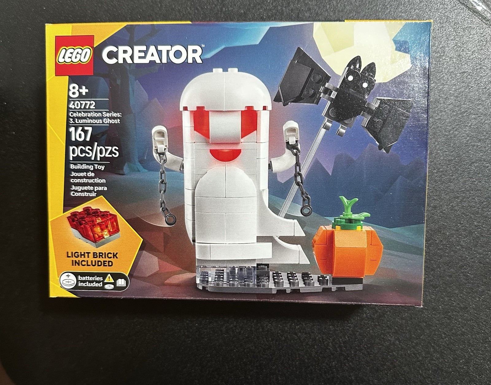 New Sealed LEGO 40772 Celebration Series: 3 Luminous Ghost - Halloween ...