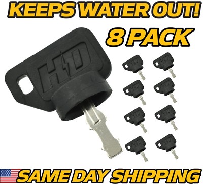 (8 Pack) Ignition Key fits John Deere GY20680, AM153650, AM131946 ...