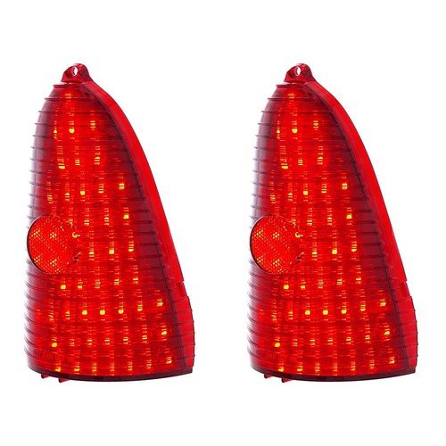 55 Chevy Red LED Sequential Tail Brake Light Back Up Delete Lens ...