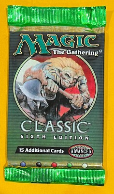 MTG 6th EDITION Booster Pack Sealed (OldManMTG 008-696) | eBay