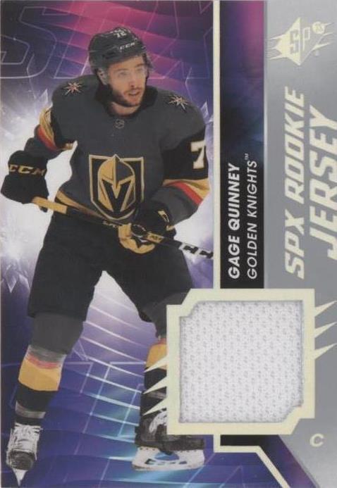 2020-21 SPx - Rookie Jersey Gage Quinney #RJ-GQ (MEM, RC) for sale ...