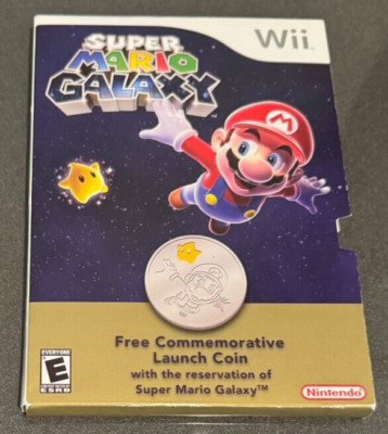 Super Mario Galaxy Commemorative Coin | eBay