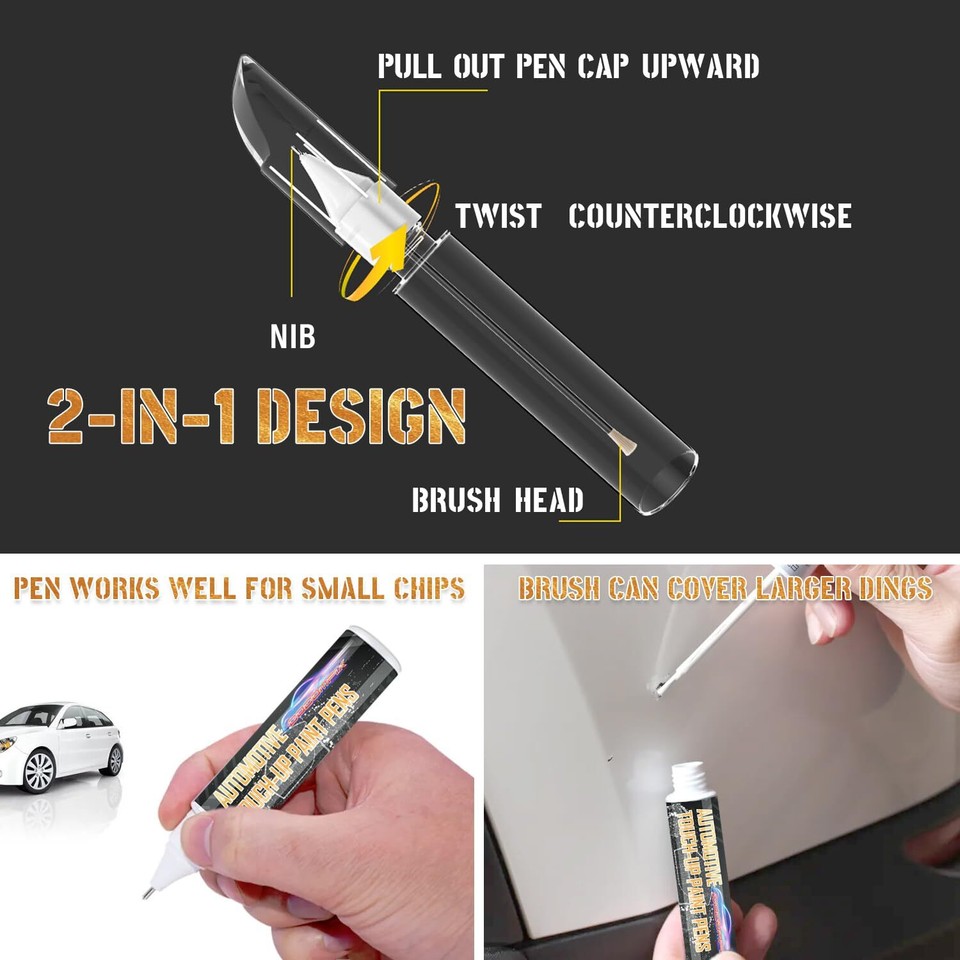 Pearl White Touch Up Paint for Cars Auto Pearl White Car Paint Touch Up ...