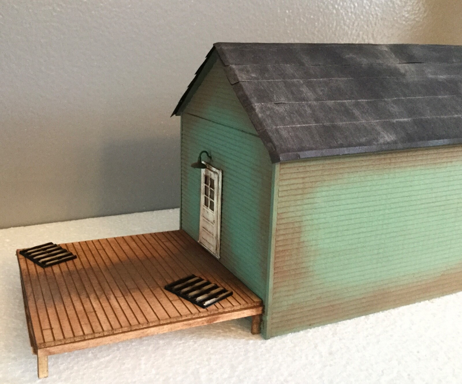 HO Scale Freight House Structure Kit Laser Cut | eBay