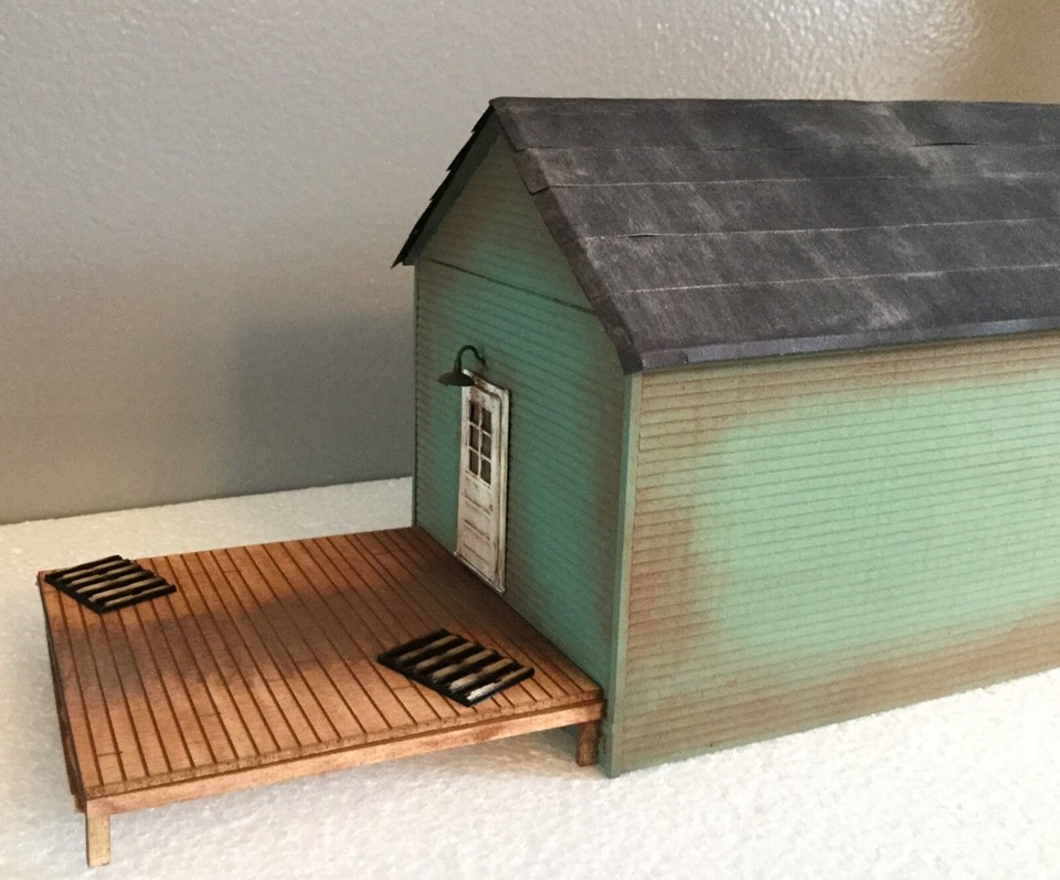 HO Scale Freight House Structure Kit Laser Cut | eBay