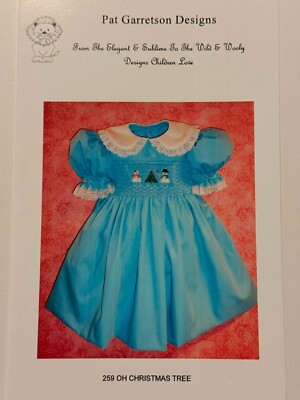 Smocking Plate #259 OH CHRISTMAS TREE by Pat Garretson - New | eBay