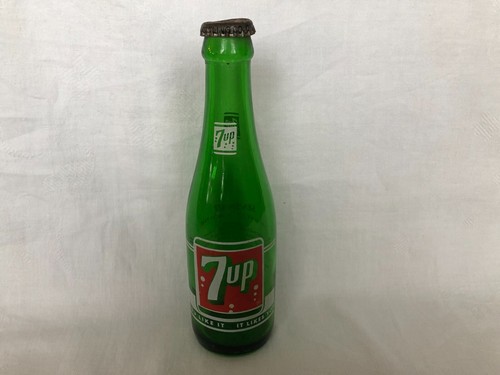 Vintage 7oz 7up 7-up Green Bottle You Like It It Likes You Ft Morgan ...