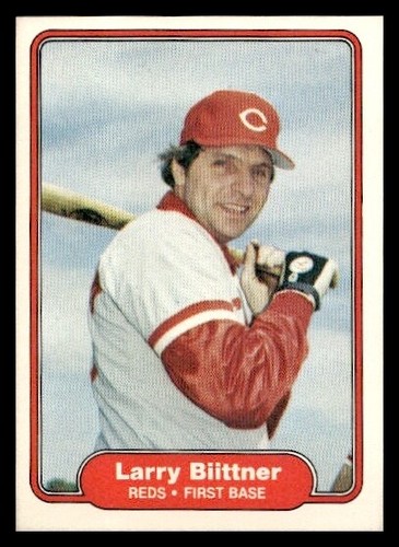 1982 Fleer #59 Larry Biittner Cincinnati Reds Baseball card | eBay