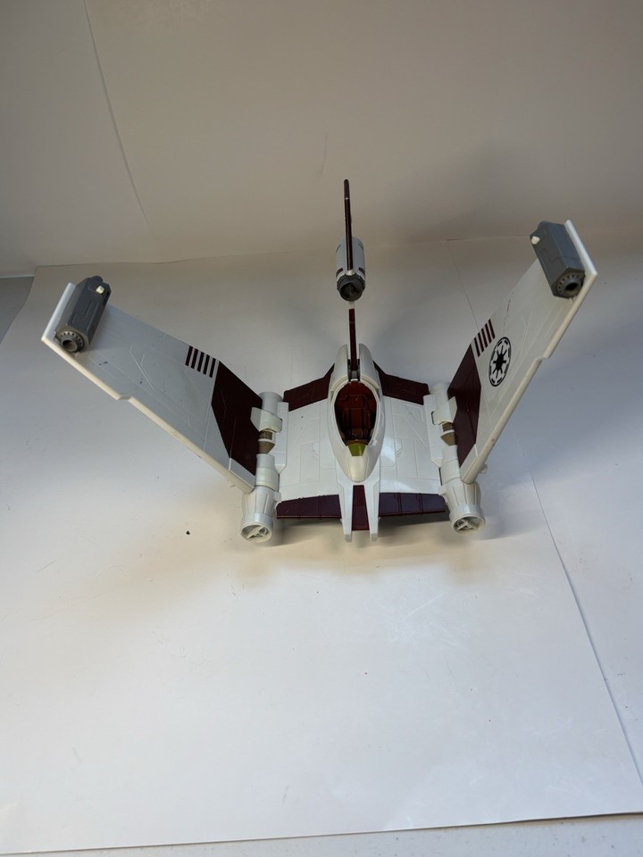 Star Wars The Clone Wars V-19 Torrent Starfighter Ship Incomplete | eBay