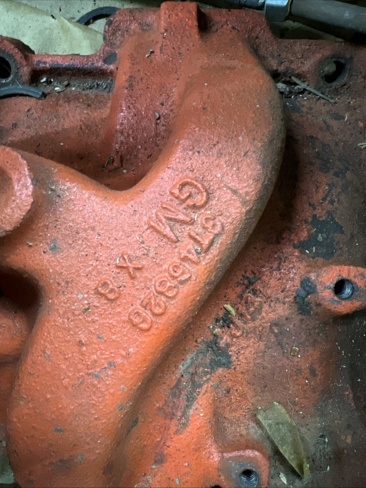 SBC 283 intake manifold and 2BBL carburetor | eBay