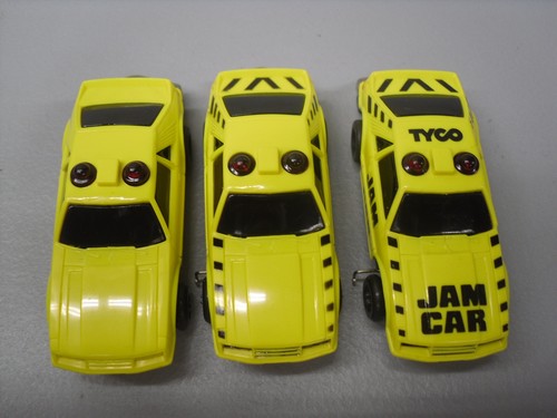 3- NOS TYCO #6486 '79 FORD MUSTANG "JAM CAR" HO Slotless Race Cars | eBay